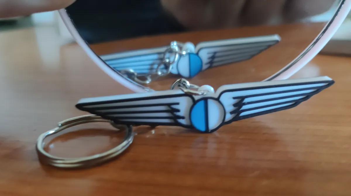 Pont Aeri logo keychain - Pont Aeri disco keychain - Free 3D Print ...