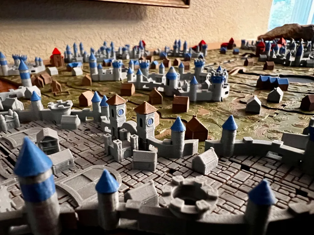 Carcassonne Base Game with River Expansion by cale.lebl - MakerWorld