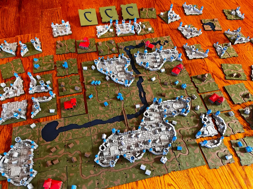 Carcassonne Base Game with River Expansion by cale.lebl - MakerWorld