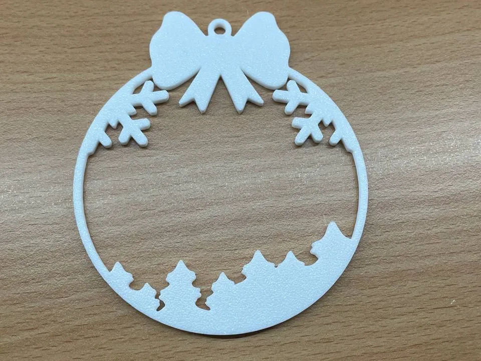 Christmas bauble Fir Trees Model 1 without background - Free 3D Print ...