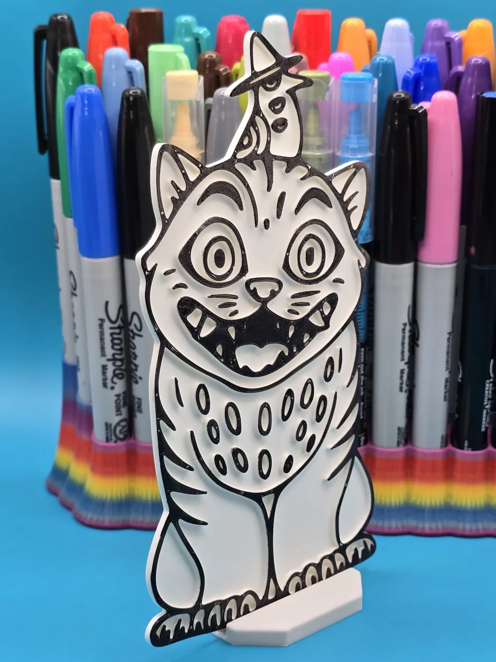 Derpy Tiger Cat Sussie Kpop Demon Hunters Coloring by Merilno3D ...