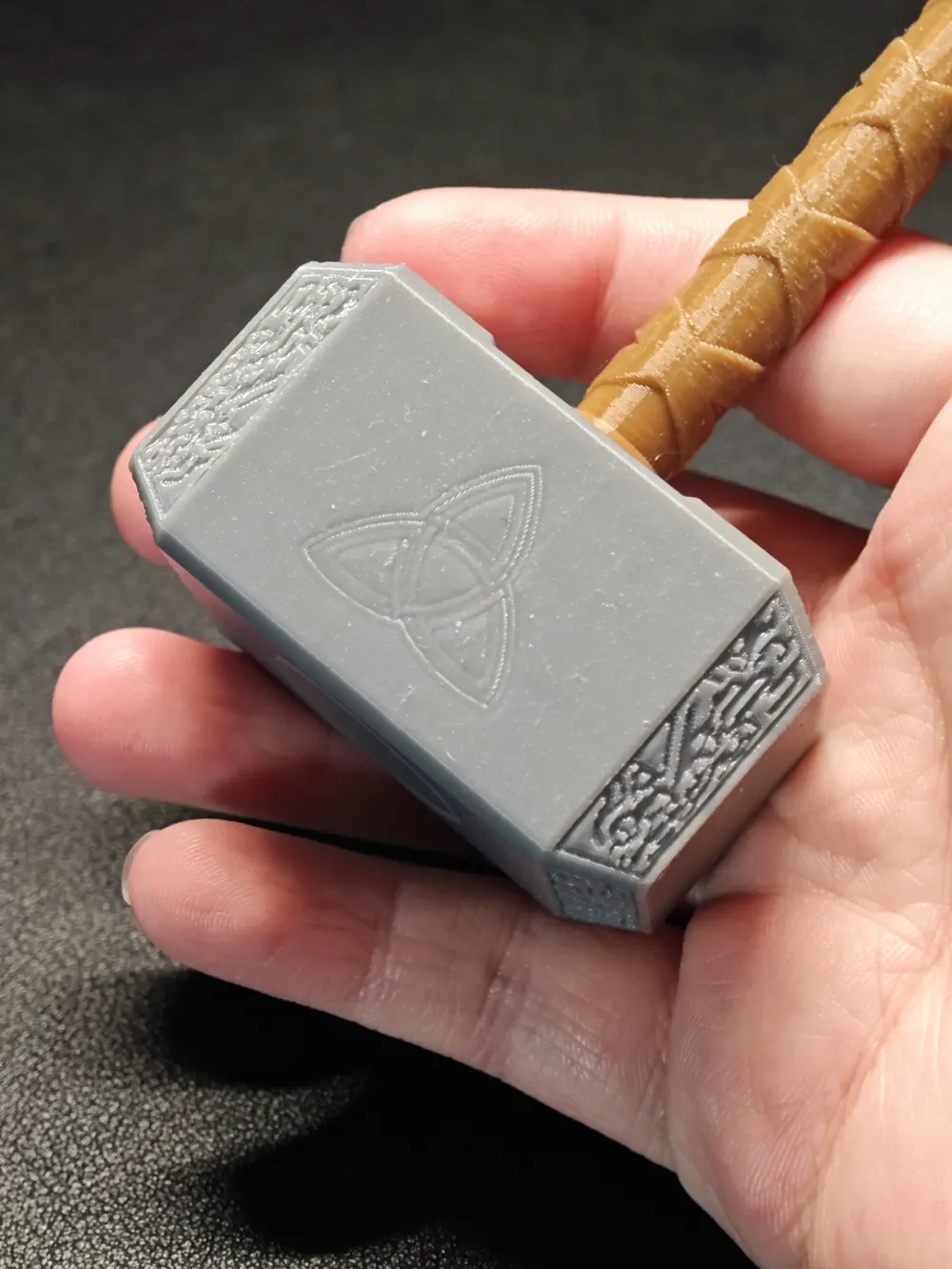 Thor's Hammer - Fingertip Gyroscope by YEZAO MakerWorld: Download Free ...