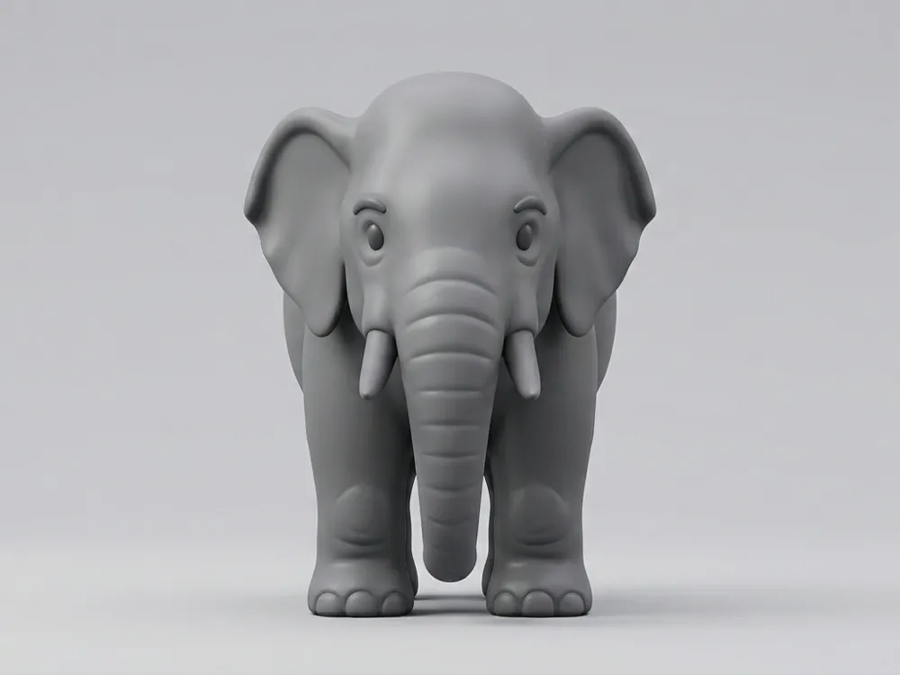 l elephant animal decoratif - Free 3D Print Model - MakerWorld
