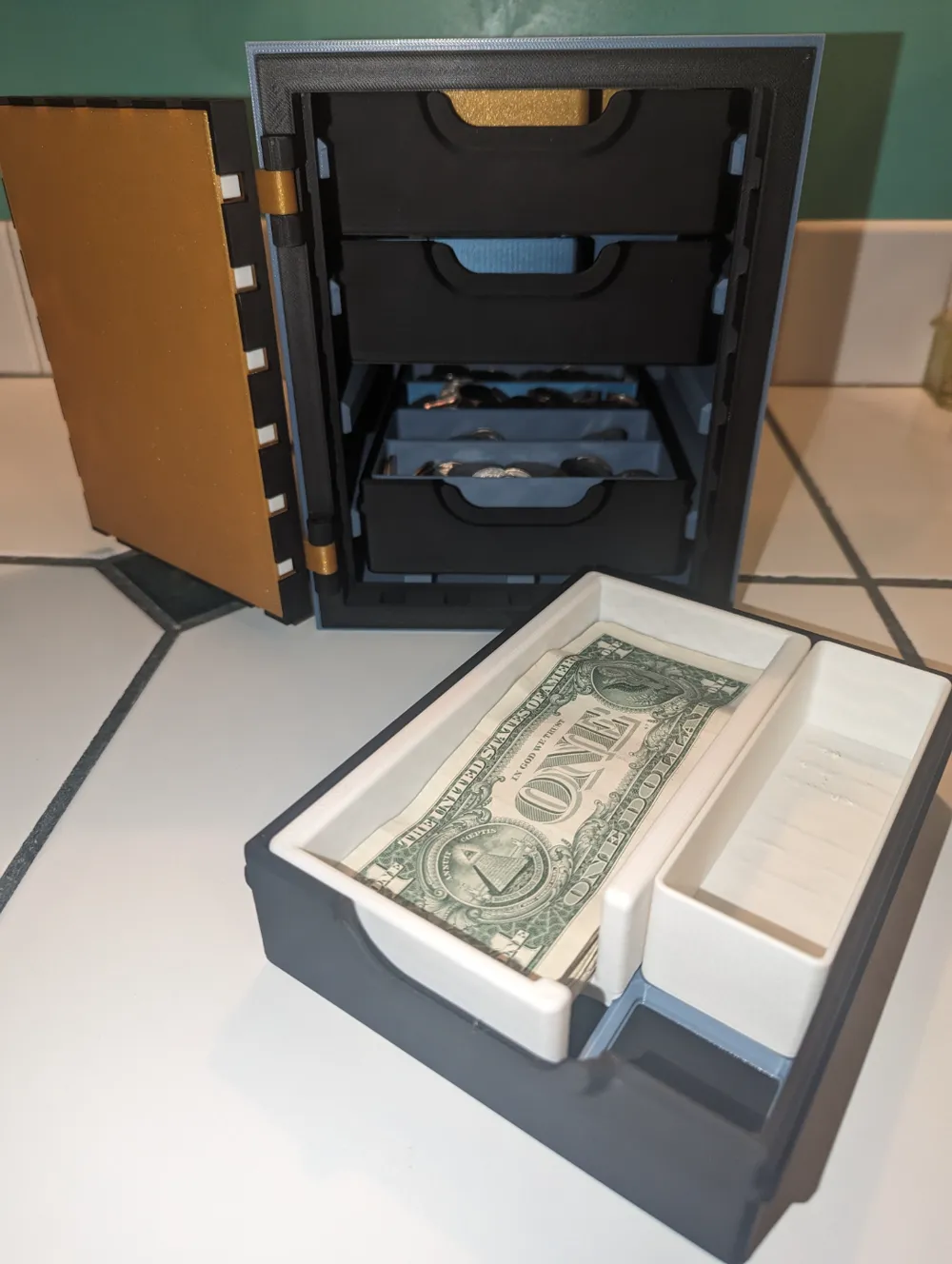Vault For US Paper Currency Remixed by pjp. - MakerWorld