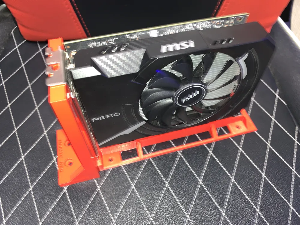 GPU Riser Rig Mount and Support - Free 3D Print Model - MakerWorld