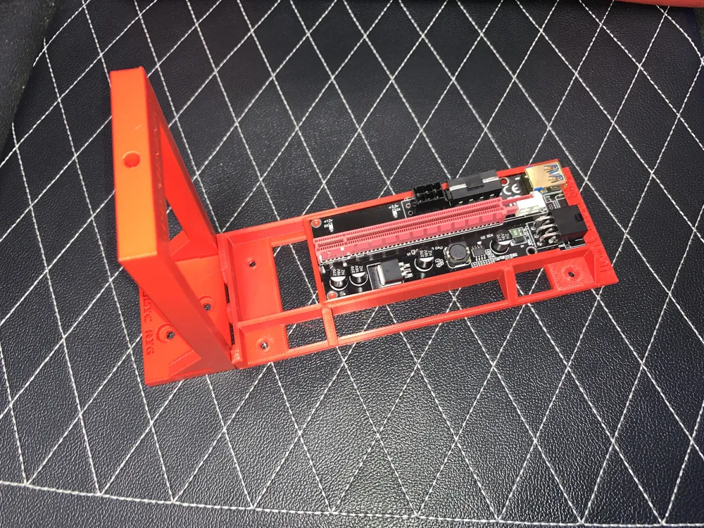 GPU Riser Rig Mount and Support - Free 3D Print Model - MakerWorld