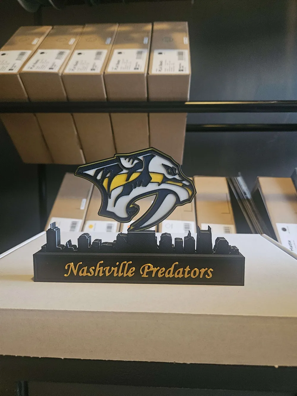 Nashville Predators skyline of Pennsylvania NHL - Free 3D Print Model ...