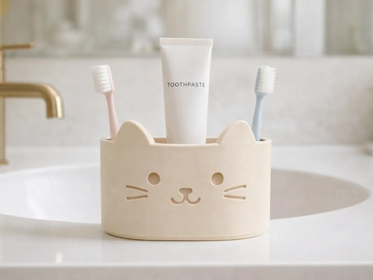 3 types of small animal toothbrush holders (Q_Craft) - Free 3D Print ...