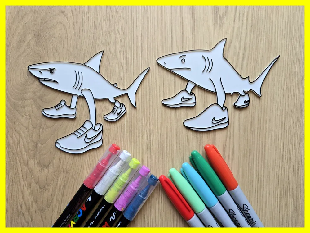 Tralalero Tralala Diy Coloring by Merilno3D MakerWorld: Download Free ...