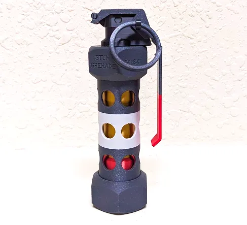 Flashbang Stun Grenade | New Design (v2) - Free 3D Print Model - MakerWorld