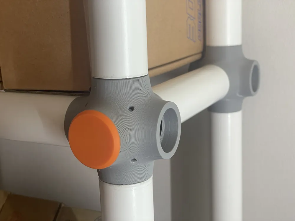 Joint Bracket for PVC Pipe Rack-3 Types/Extendable by OAAOAD MakerWorld ...