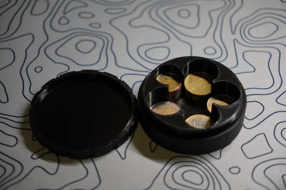 Euro Change Coins Holder Rugged Box Organizer by BorgoTechSpace ...