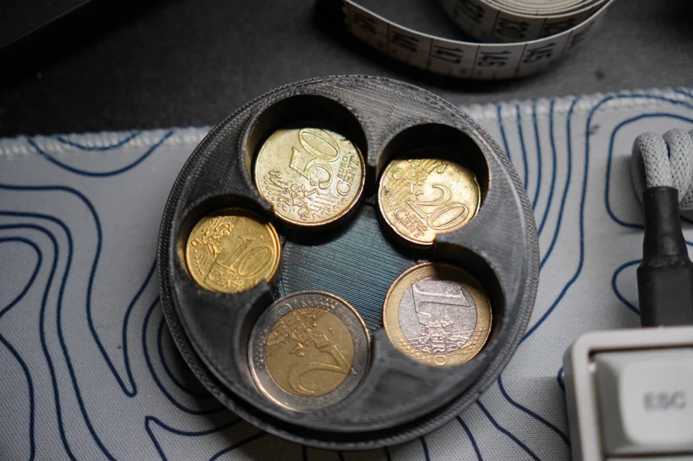 Euro Change Coins Holder Rugged Box Organizer by ...