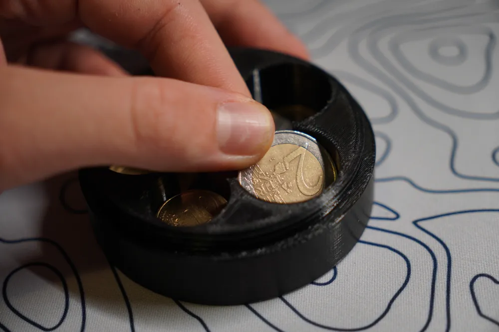 Euro Change Coins Holder Rugged Box Organizer by BorgoTechSpace ...