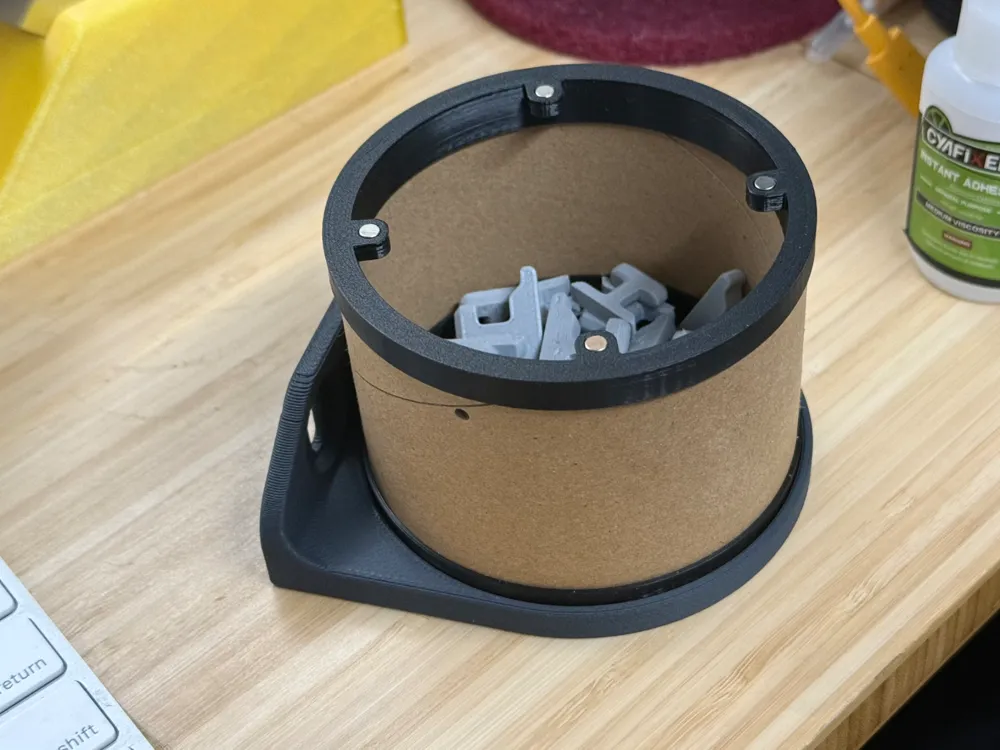 Skadis Tray for Cardboard Spool Core Container by Mikey Ward - MakerWorld