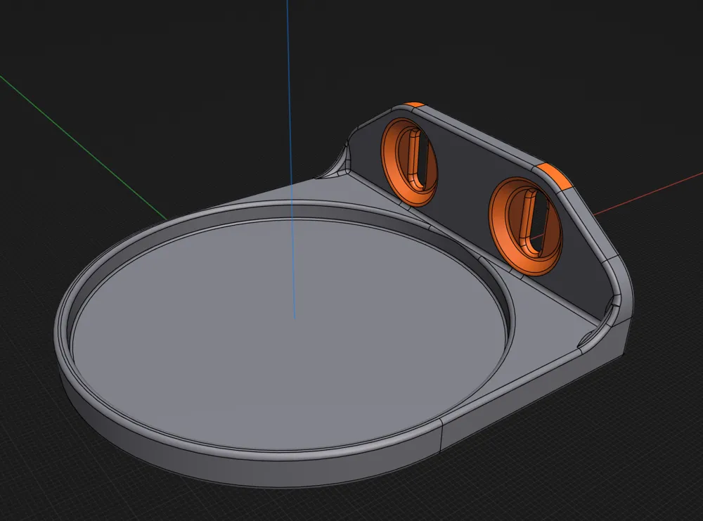 Skadis Tray for Cardboard Spool Core Container by Mikey Ward - MakerWorld