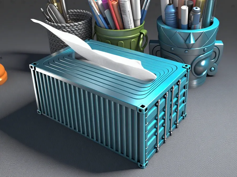 Recessed Container Style Tissue Box (no supports) by Bambiu3D🎯 ...