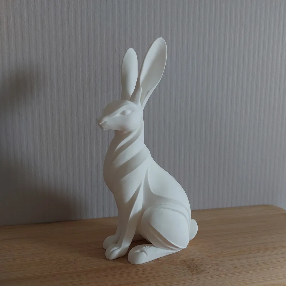 modern rabbit decoration - Free 3D Print Model - MakerWorld