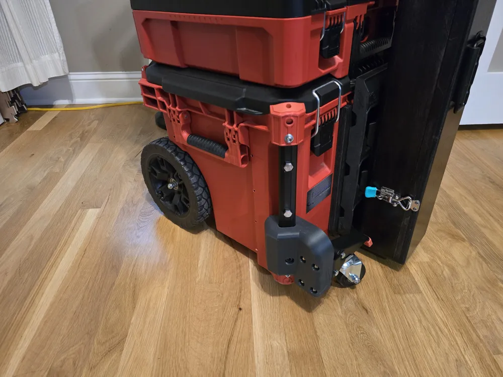 Packout Rolling Dolly Caster Mounts - Free 3D Print Model - MakerWorld