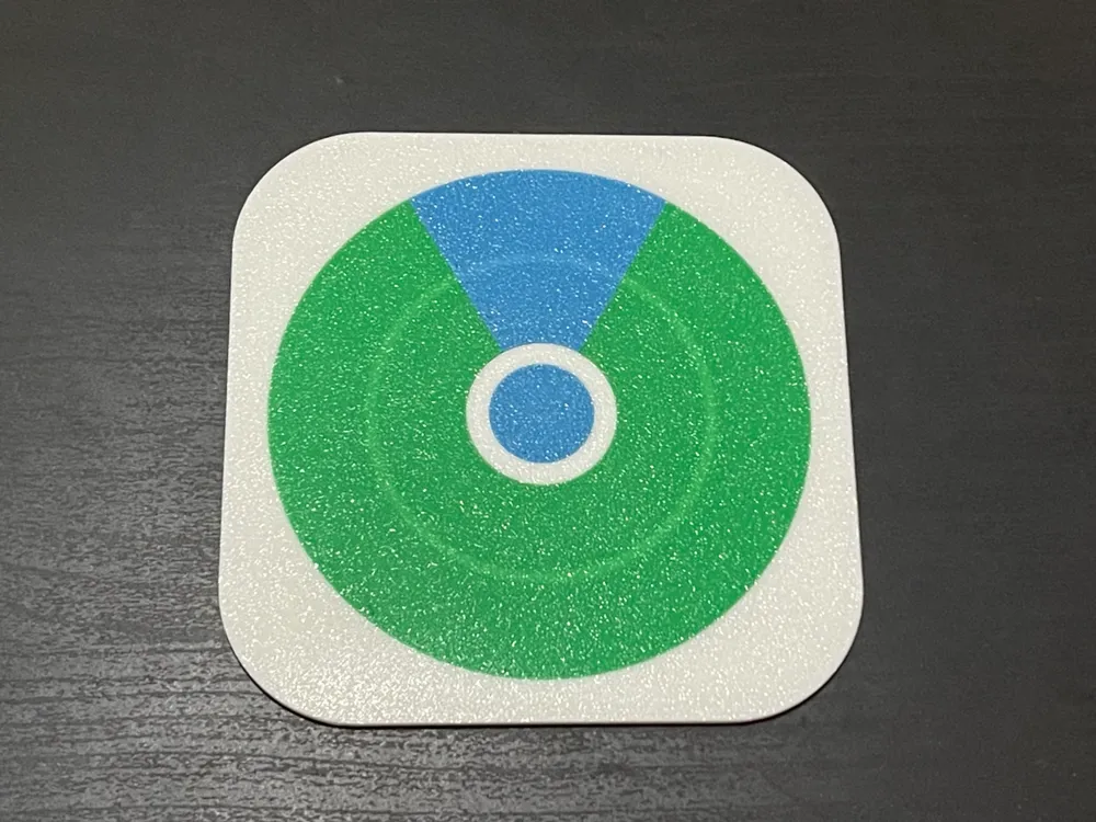 FindMy App Icon for iPhone Coaster by MalcTheOracle - MakerWorld