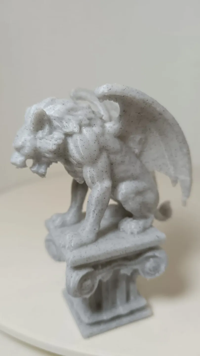 Lion Gargoyle Miniature by AleandrusMakerWorld: Download Free 3D Models