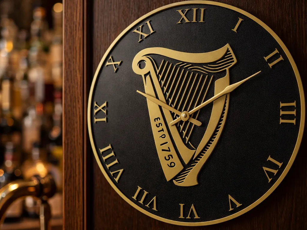 Irish Pub Style Wall Clock – Ø 250 mm Guinness - Free 3D Print Model ...