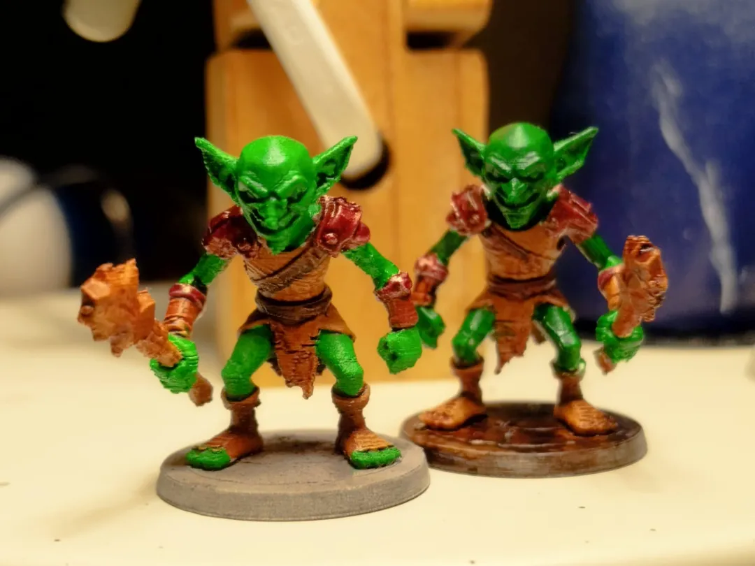 Minuatura de Goblin de DnD con Maza Escala 32mm - Modelo de impresión ...