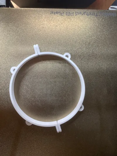 hydroponic tower support clamp 4 inch 115mm PVC by oddsandsods - MakerWorld