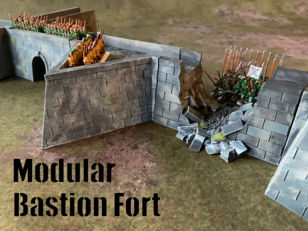 modular bastion fort by Mo2408 MakerWorld: Download Free 3D Models