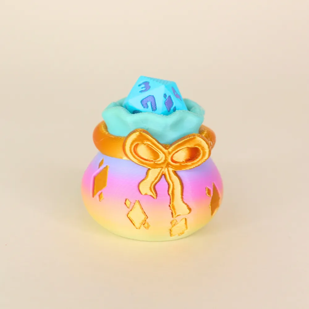 Sac à dés DND Fidget Mignon-Impression sur place-Sans support - Modèle ...