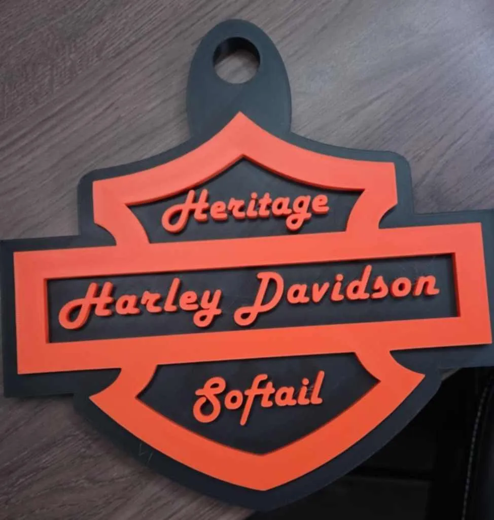 Harley Davidson Wall Hanger - Free 3D Print Model - MakerWorld