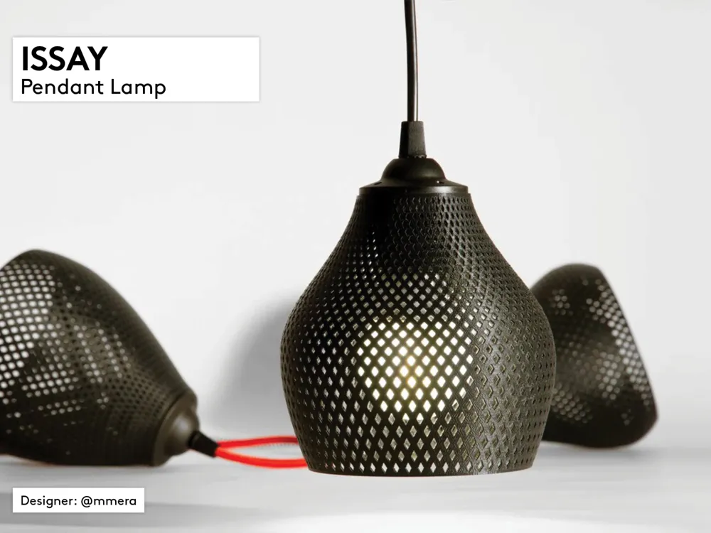 ISSAY pendant lamp - Rumbles series - Free 3D Print Model - MakerWorld