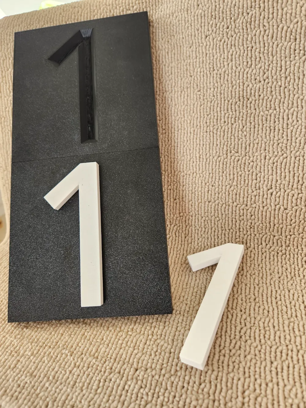 No. 4 - Modular House Numbers & Letters Collection by ...