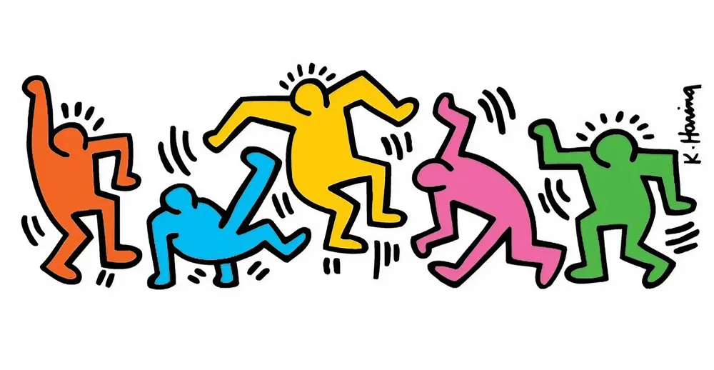 Keith Haring - Dancing Figures by xMaRCo MakerWorld: Download Free 3D ...