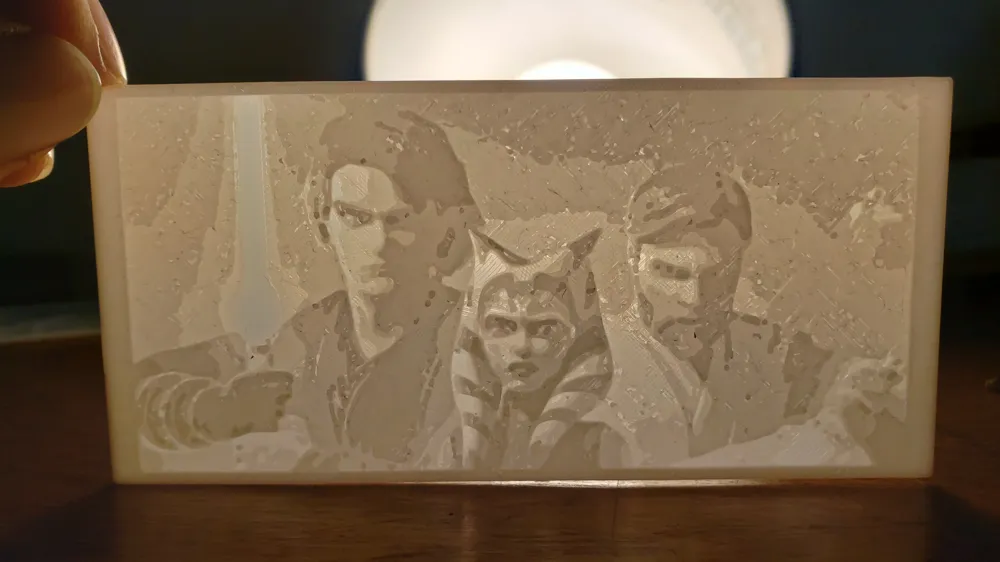 star wars lithophane by Lucas 3D maker - MakerWorld