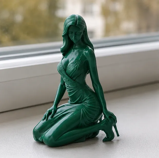 Hot Woman On Her Knees| Aesthetic Desk Statue - Free 3D Print Model ...