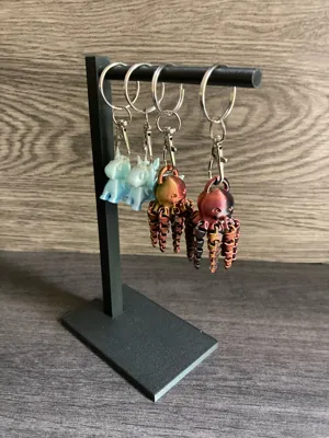 Keychains stand/hanger - Free 3D Print Model - MakerWorld