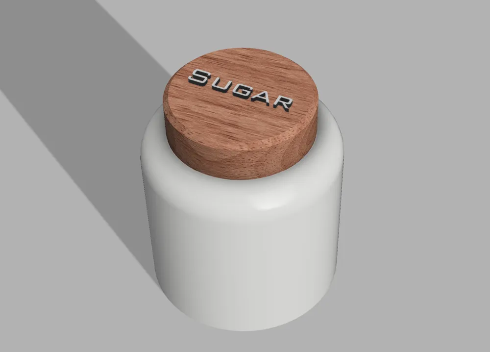 Rounded spice jar by Ago Plastics MakerWorld: Download Free 3D Models