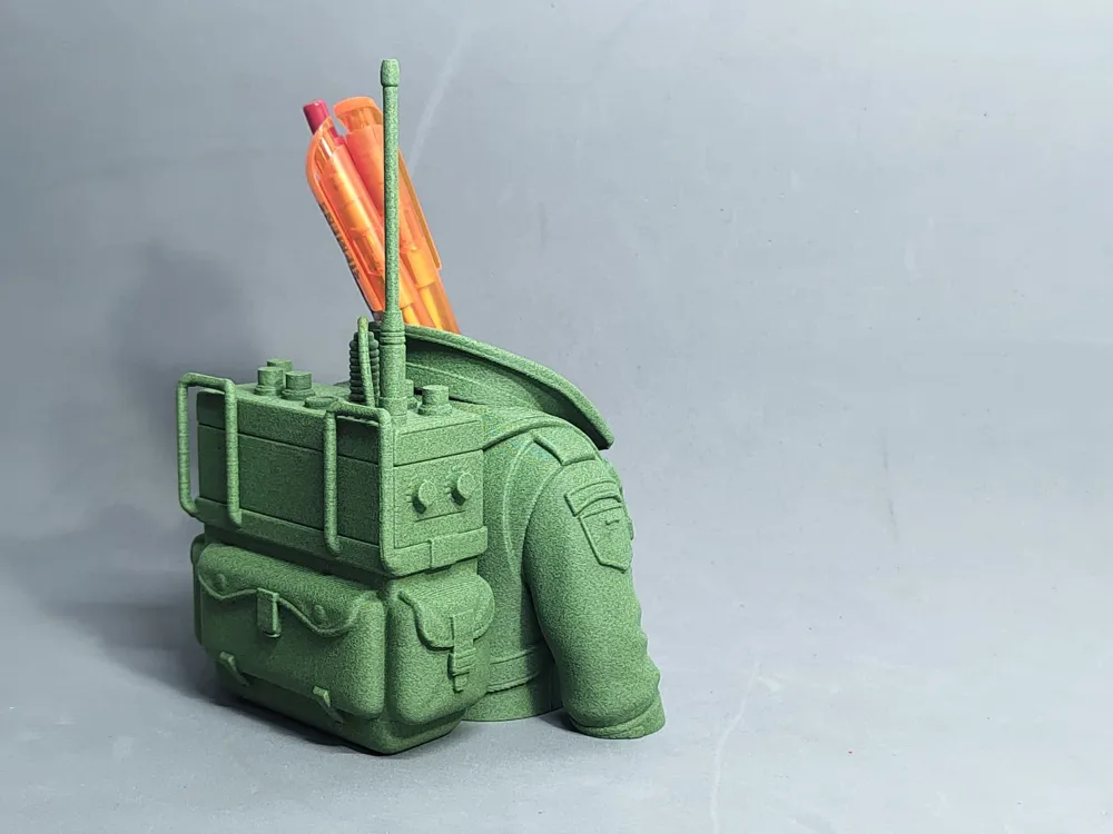 Military Radio Operator Pen Holder desk organizer - Free 3D Print Model ...