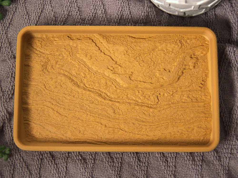 Wood Grain Key Tray by Little Mac Designs - MakerWorld