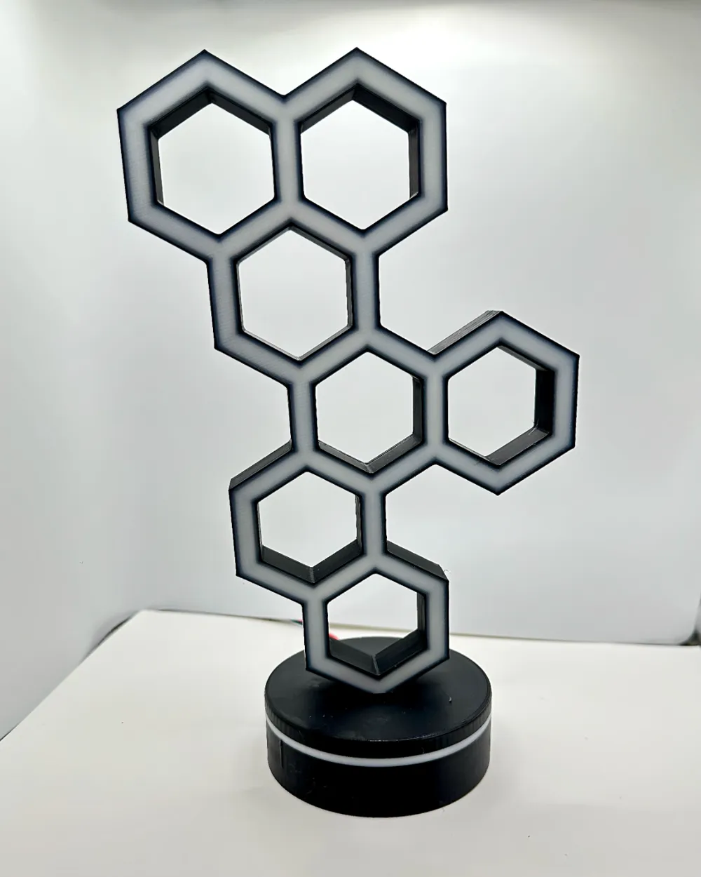 Hex LED lamp (WLED) by Printspire 3D - MakerWorld