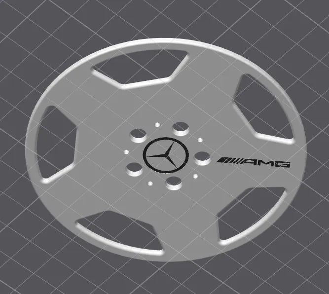 Mercedes-Benz AMG Monoblock Aero II Coaster by obe - MakerWorld