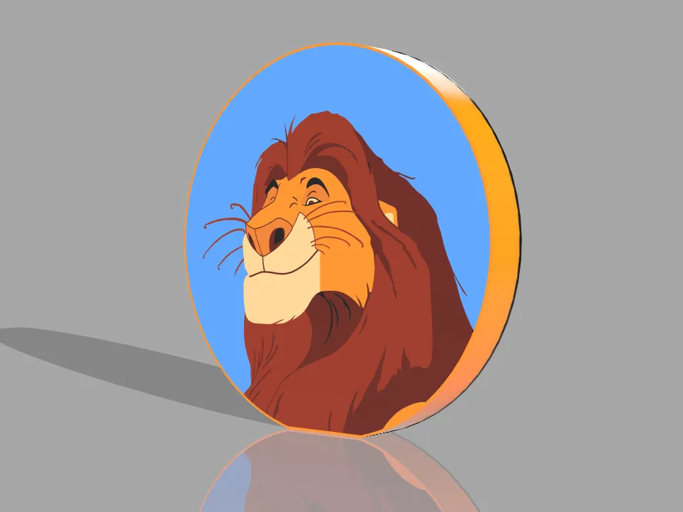 Mufasa - The Lion King Lightbox by Sitsero - MakerWorld