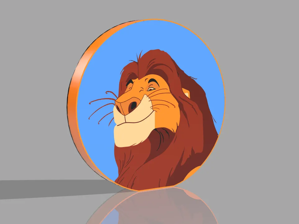 Mufasa - The Lion King Lightbox by Sitsero - MakerWorld