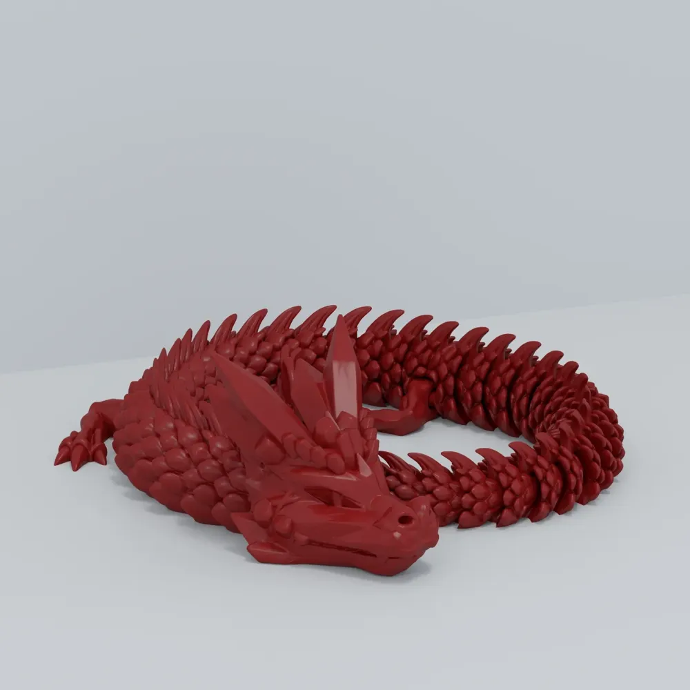 Little White Dragon—Crystal Dragon by 未来怎探 MakerWorld: Download Free 3D ...