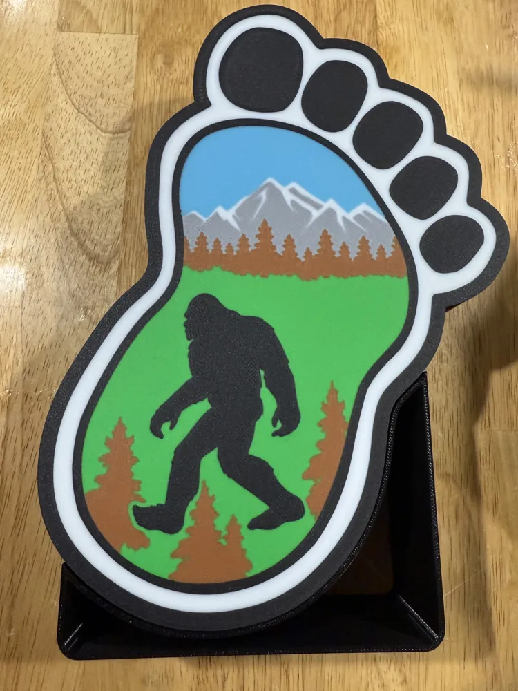 Bigfoot Lightbox LED by Off the Couch 3D Creations MakerWorld: Download ...