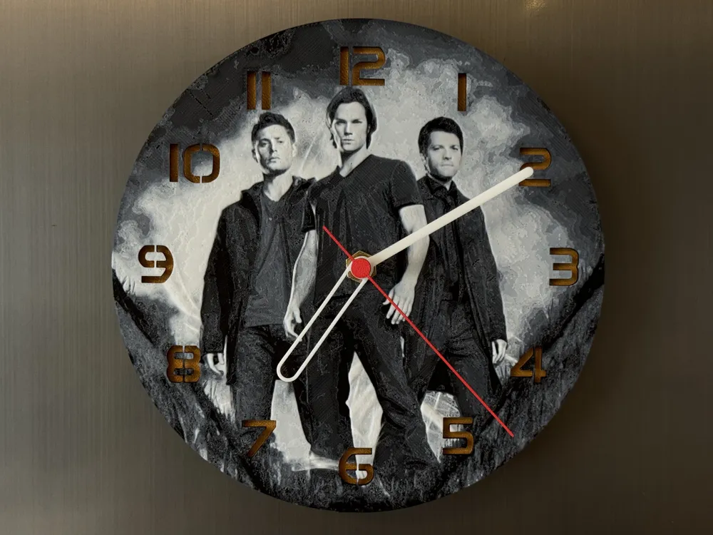 wall / desk clock Supernatural by cP3D - MakerWorld