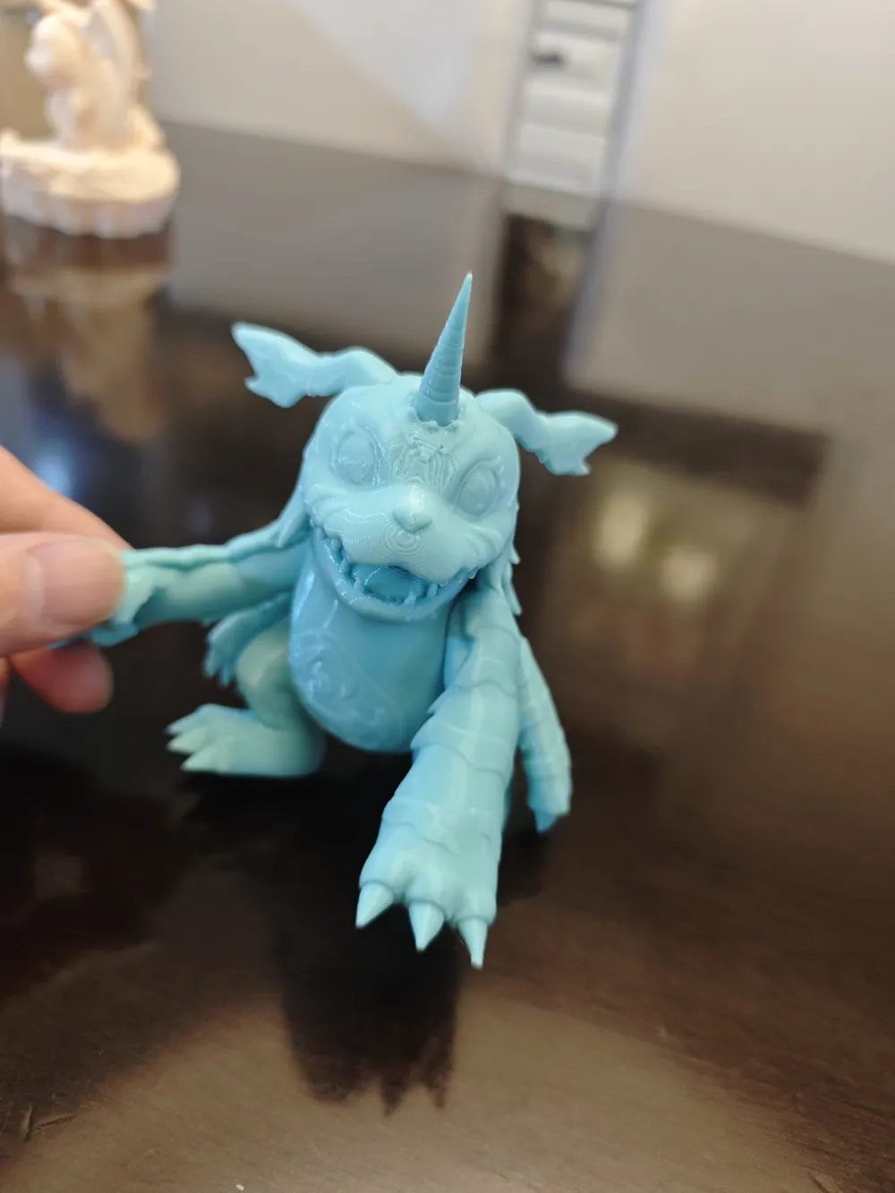 Pokémon Digimon Figurine Anime Multipart Easy Assembly Glue Together ...