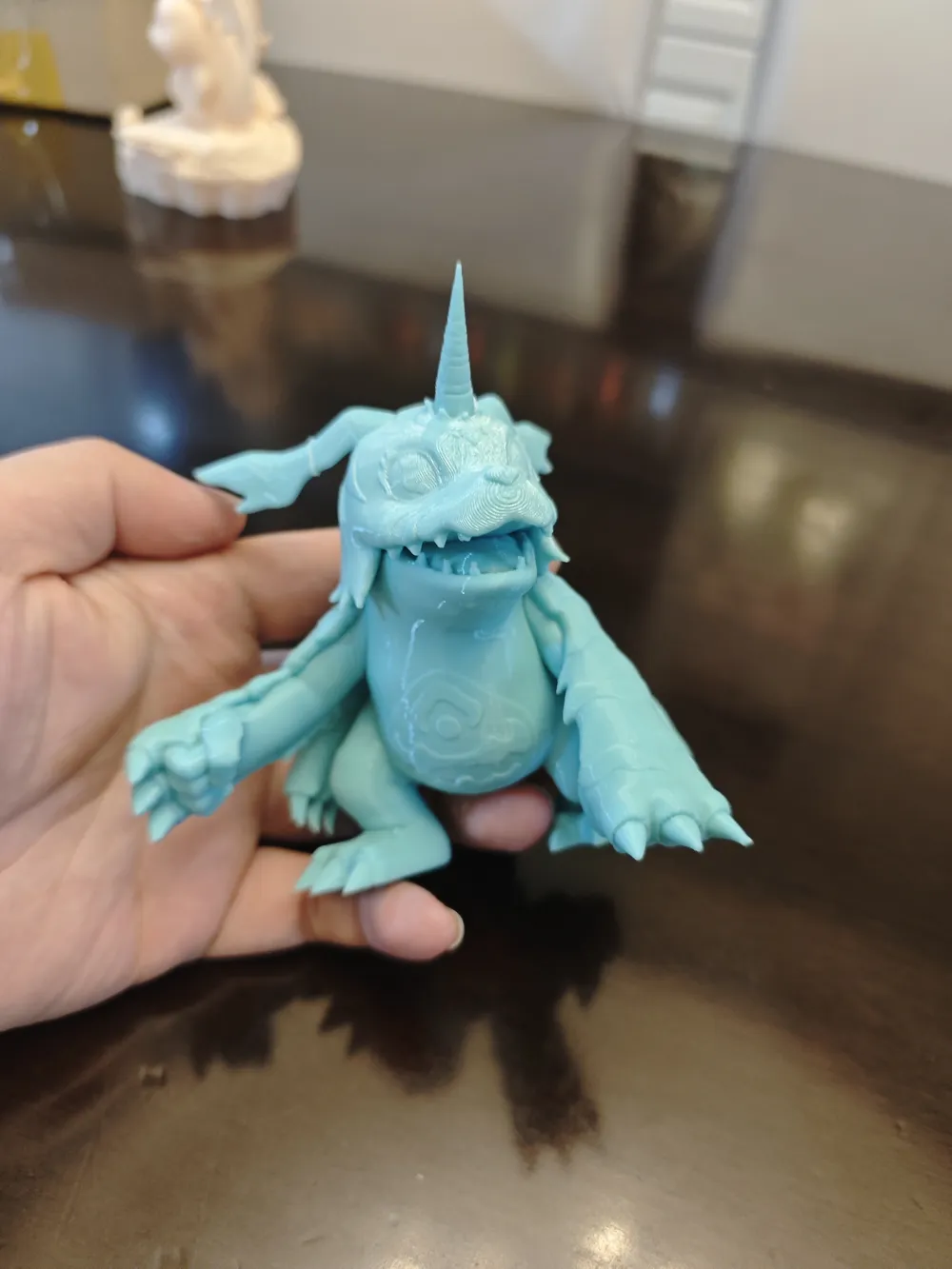 Pokémon Digimon Figurine Anime Multipart Easy Assembly Glue Together ...