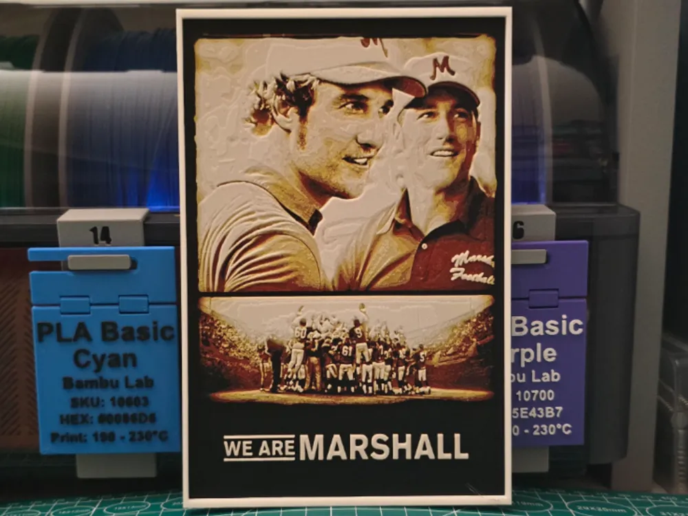 We Are Marshall Movie Poster - Hueforge Art by Lumpy3D - MakerWorld